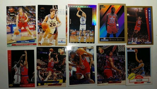 Washington Bullets Lot Of 10 Cards READ DISCRIPTION. | eBay