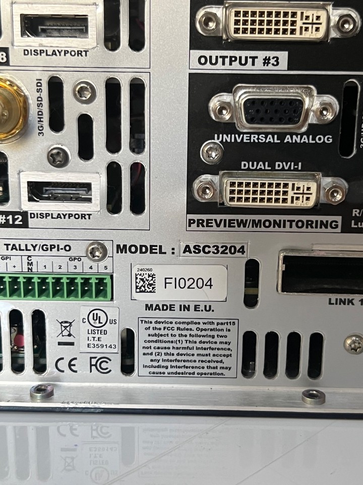 Analog Way Ascender 32 4K Switcher ASC3204-PL | eBay