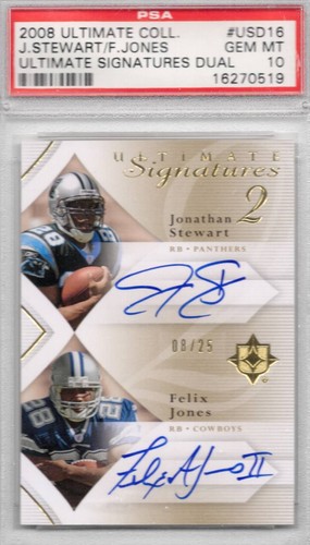 2008 PSA 10 ULTIMATE COLLECTION SING.DUEL .J STEWART &FELEX JONES 8/25 ...