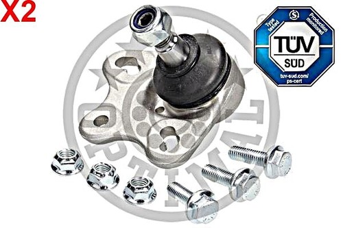 OPTIMAL 2x Ball Joints Front Upper For MERCEDES W168 97-04 1683330227 ...