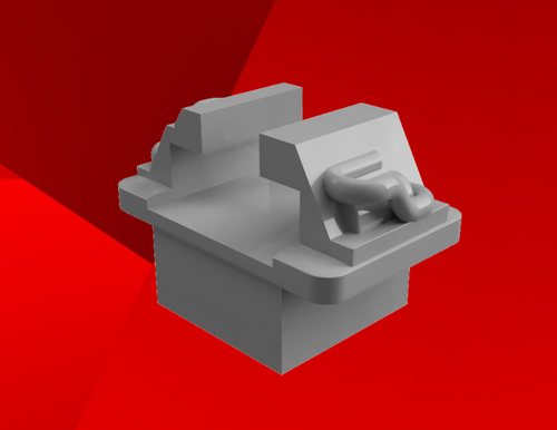 Detailed Rail Chairs With 3mm Square Base (Pack Of 60) - Code 100/75 ...