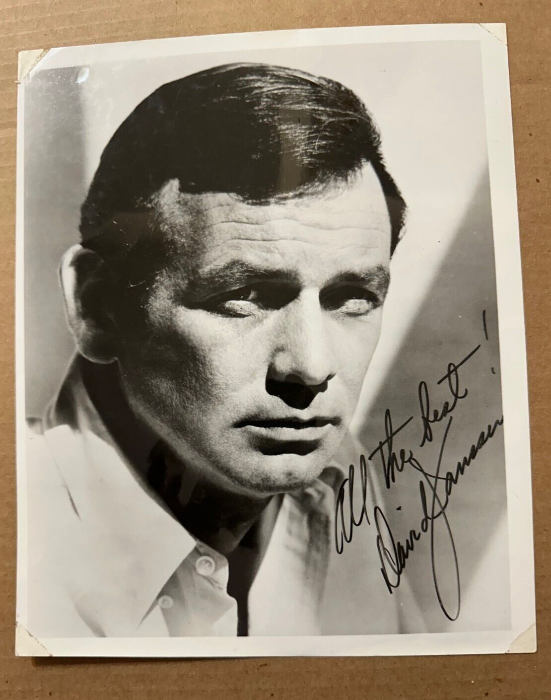 DAVID JANSSEN ( The Fugitive - TV ) Autographed Photo | eBay