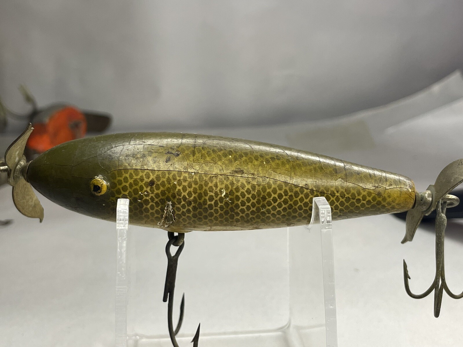 Paw Paw Surface Minnow Vintage Wood Lure | eBay
