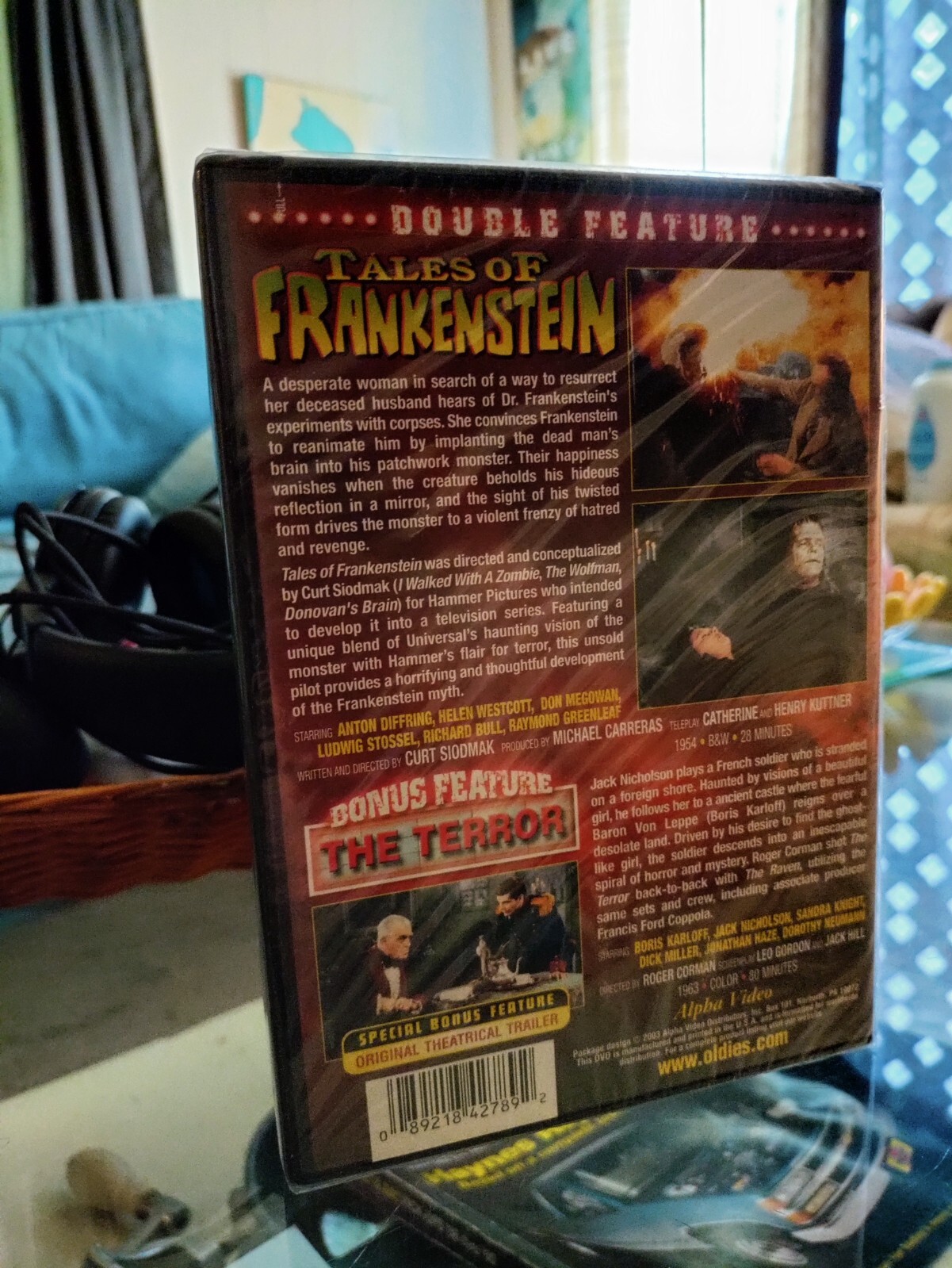Tales of Frankenstein/The Terror Double Feature (DVD, 2003) Boris ...