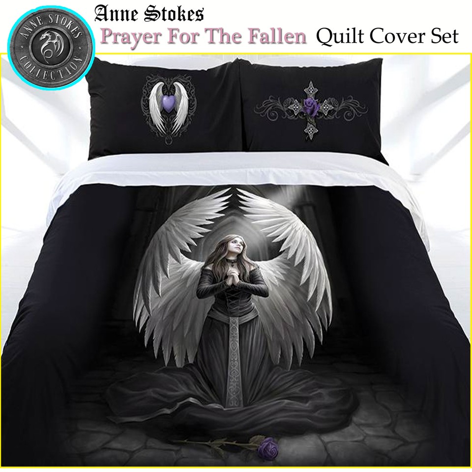 Anne Stokes Gothic Fantasy Quilt Doona Duvet Cover Set SINGLE DOUBLE ...