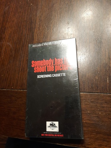 Somebody Has To Shoot The Picture (VHS, Sealed)extremely rare screening ...