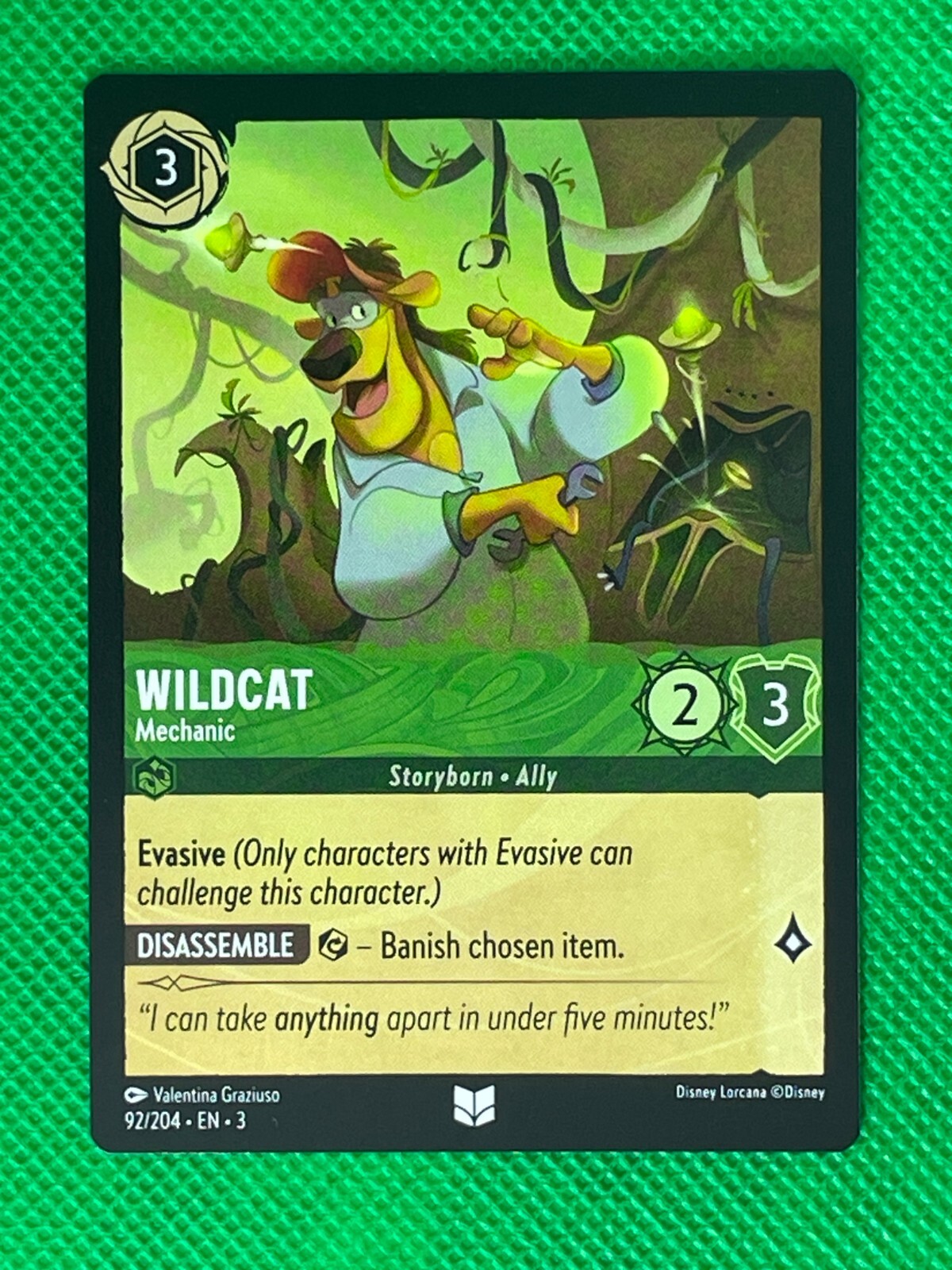 Wildcat – Mechanic 92/204 DISNEY LORCANA Into the Inklands UNCOMMON | eBay