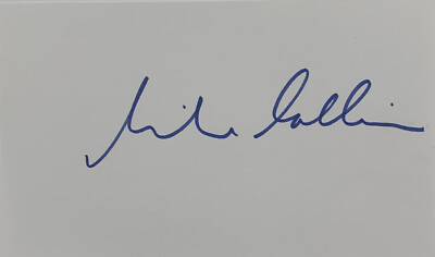 MICHAEL COLLINS Signed Note - Apollo XI NASA Astronaut - preprint | eBay UK