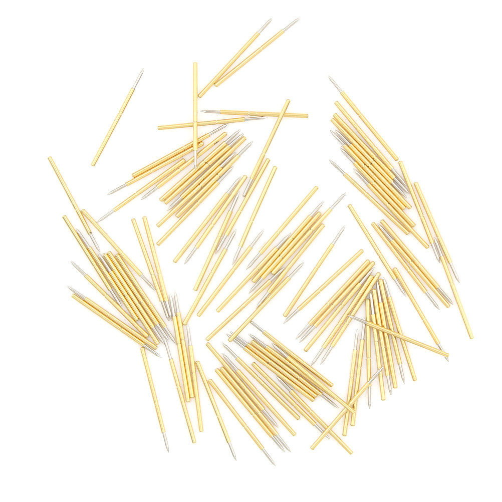 100x P50-B1 Dia 0.68mm Length 16mm 75g Spring Pressure Test Probe Pogo ...