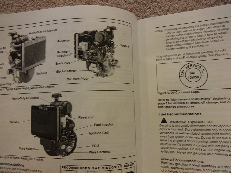 KOHLER AEGIS LH630, 640, 685, 690,755,& 775 LIQUID COOLED, HORIZONTAL ...