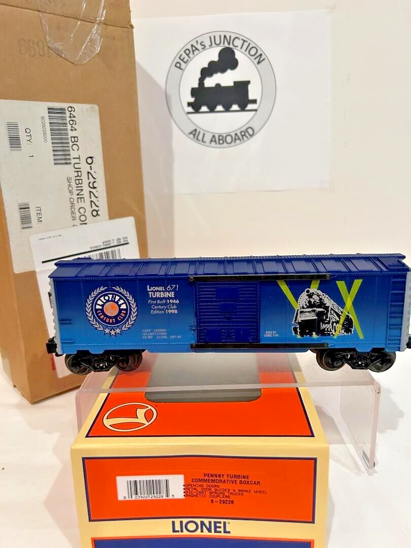 LIONEL 6-29228 #2 L.R.R.C.~ PENNSYLVANIA "PENSY-671- TURBINE~BLT-1999 ...