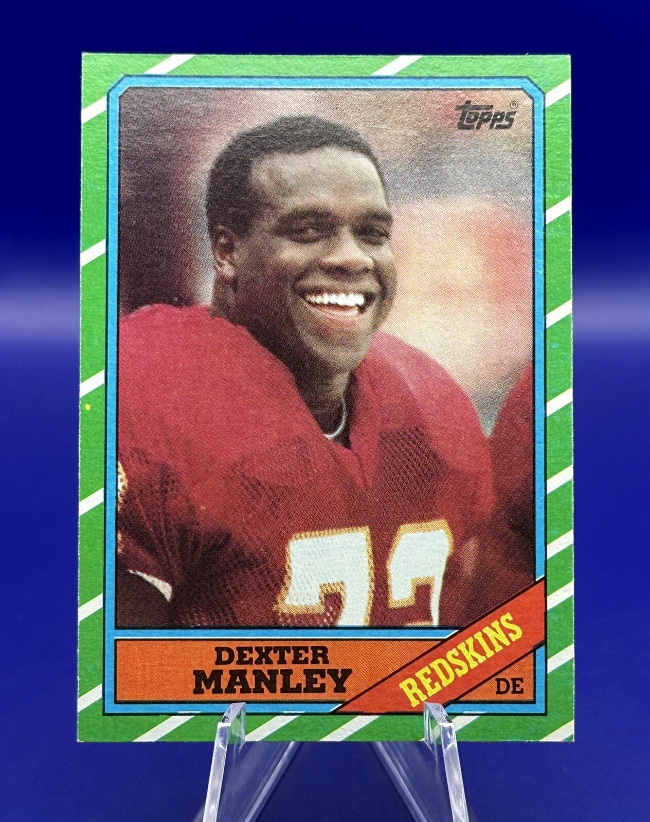 1986 Topps DEXTER MANLEY #180 Washington Redskins | eBay