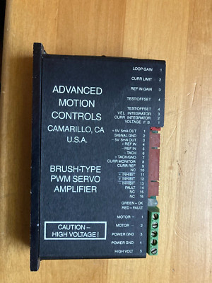 Servo Drives - Advanced Motion Controls