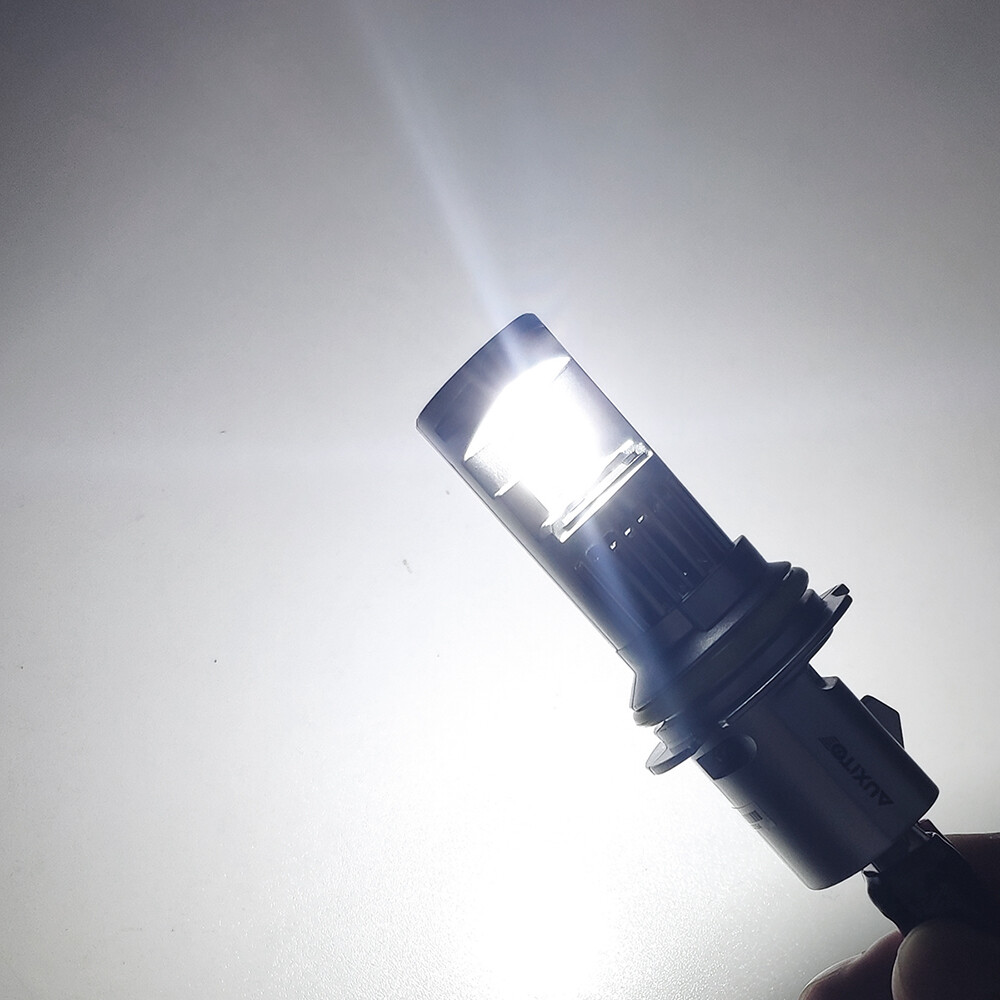 7000LM 90W 9007 LED Headlight HB5 Bulbs High Beam Kit 6500K High Power ...