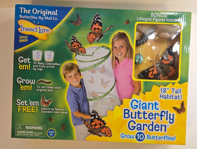 Insect Lore Giant Live Butterfly Garden Habitat & Redemption ...