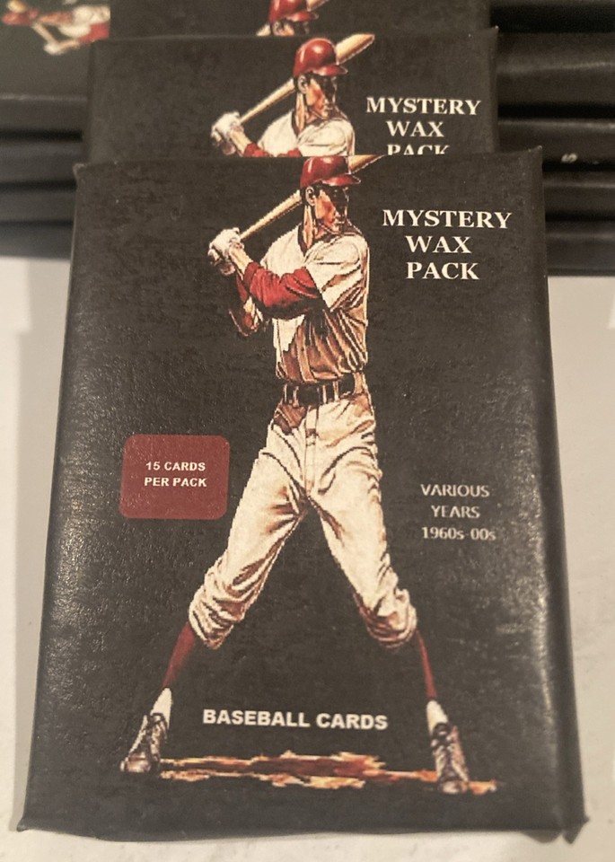 Repacked Mystery Baseball Wax Packs Vintage & Modern - Hits 1 In 8 ...