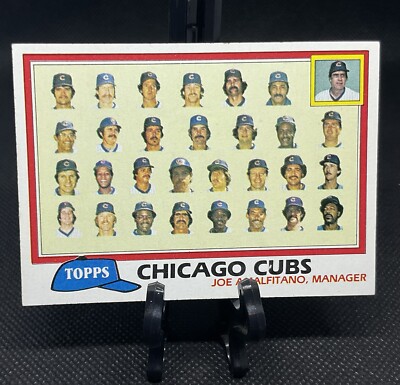 1981 Topps #676 Chicago Cubs Team CL/Joe Amalfitano MG | eBay