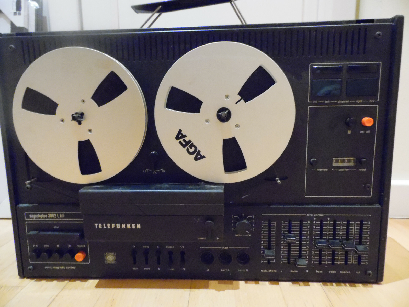 Vintage Tonband Telefunken magnetophon 3002 L hifi | eBay.de