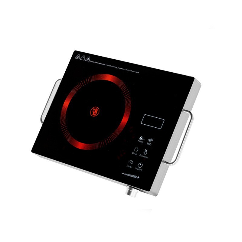 2200W Portable Electric Cooktop Infrared Single Burner Countertop ...