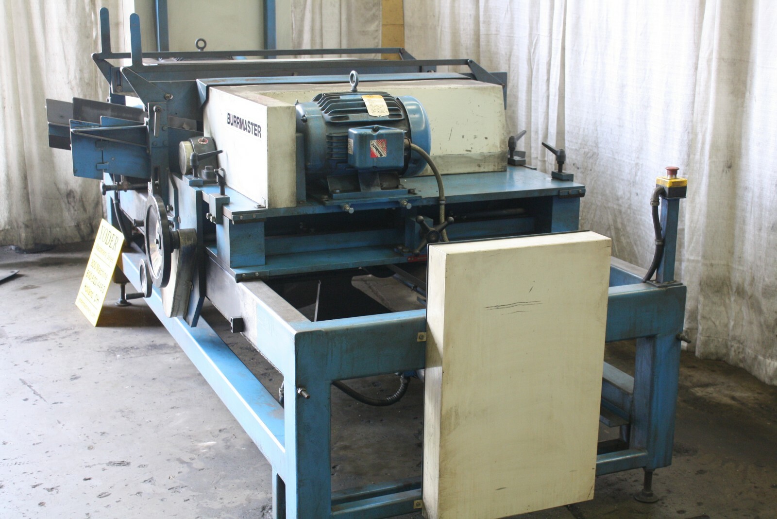 4-1/2" BURRMASTER MODEL BM10-1000LH-1 TUBE DEBURRING MACHINE: YODER ...