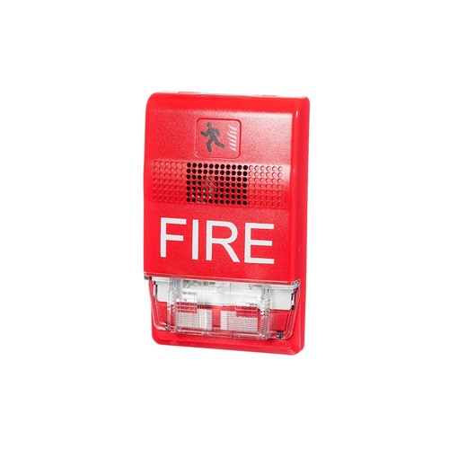 Edwards Signaling G1RF-HDVM Wall-Mount Multi-Candela Horn Strobe, Red ...