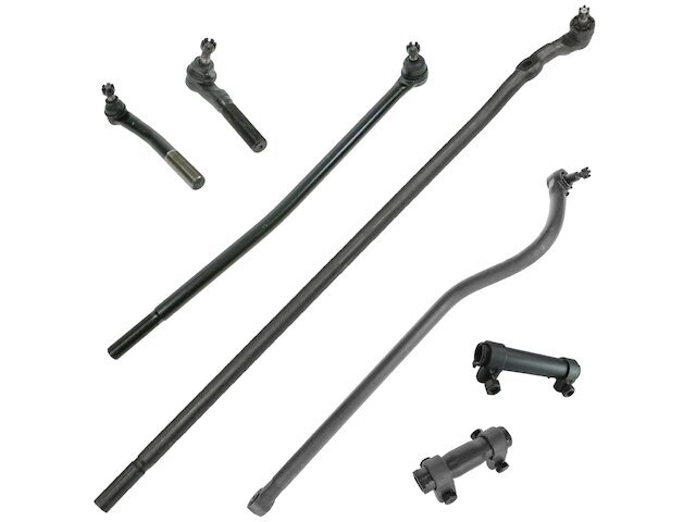 TRQ 91QT59K Tie Rod End Track Bar Drag Link Kit Fits 1998-1999 Dodge ...