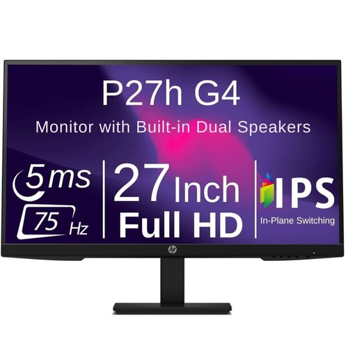 HP P27h 27-Inch G4 FHD (1920 x 1080) IPS Display Monitor 5ms 75hz ...