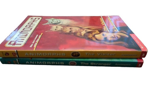Animorphs #2 and 7 The Stranger Visitor by K. A. Applegate Book Set Lot ...