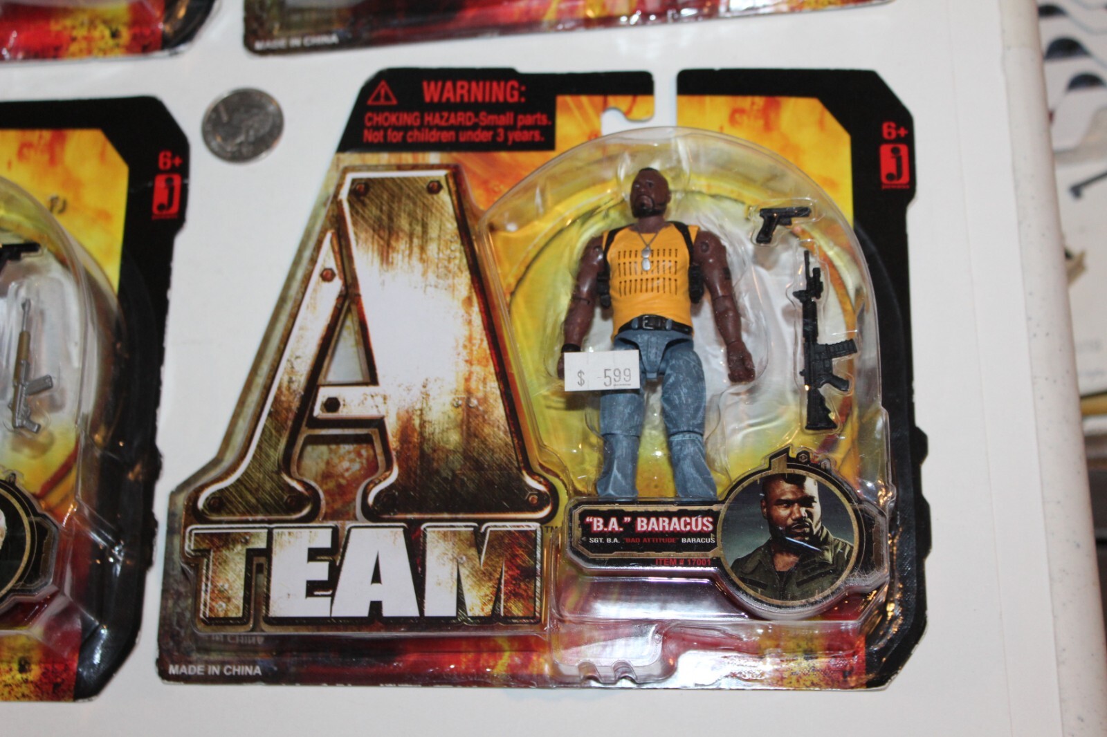 RARE SEALED 2010 Complete Set A-Team figures MOC Hannibal Mr T BA ...