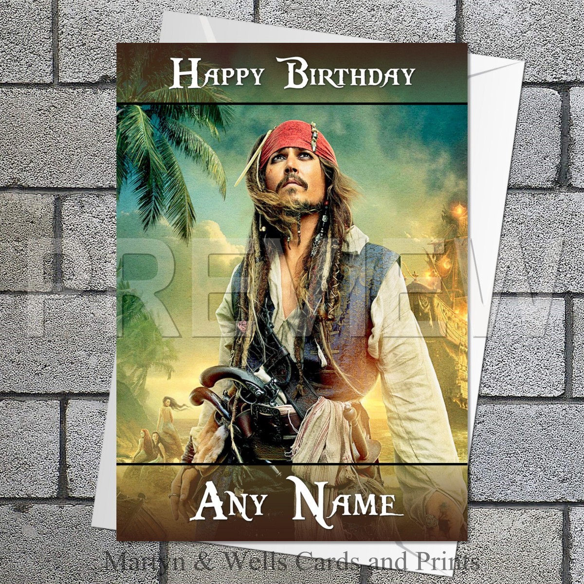 Pirate Printable Birthday Cards Pirate Ship Party 4th Birthday Card