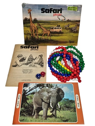 Vintage 1975 Safari Photo Board Game Success Games Design Serge Genicot ...