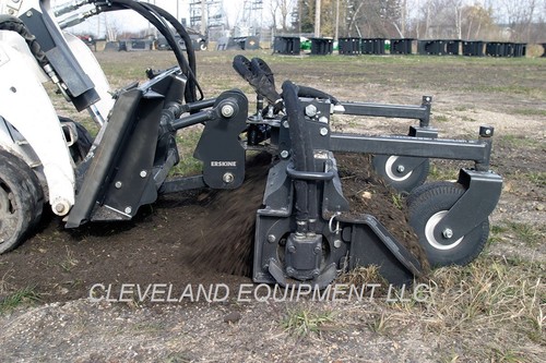 NEW 48" SOIL CONDITIONER HARLEY RAKE ATTACHMENT Toro Dingo Boxer Mini ...