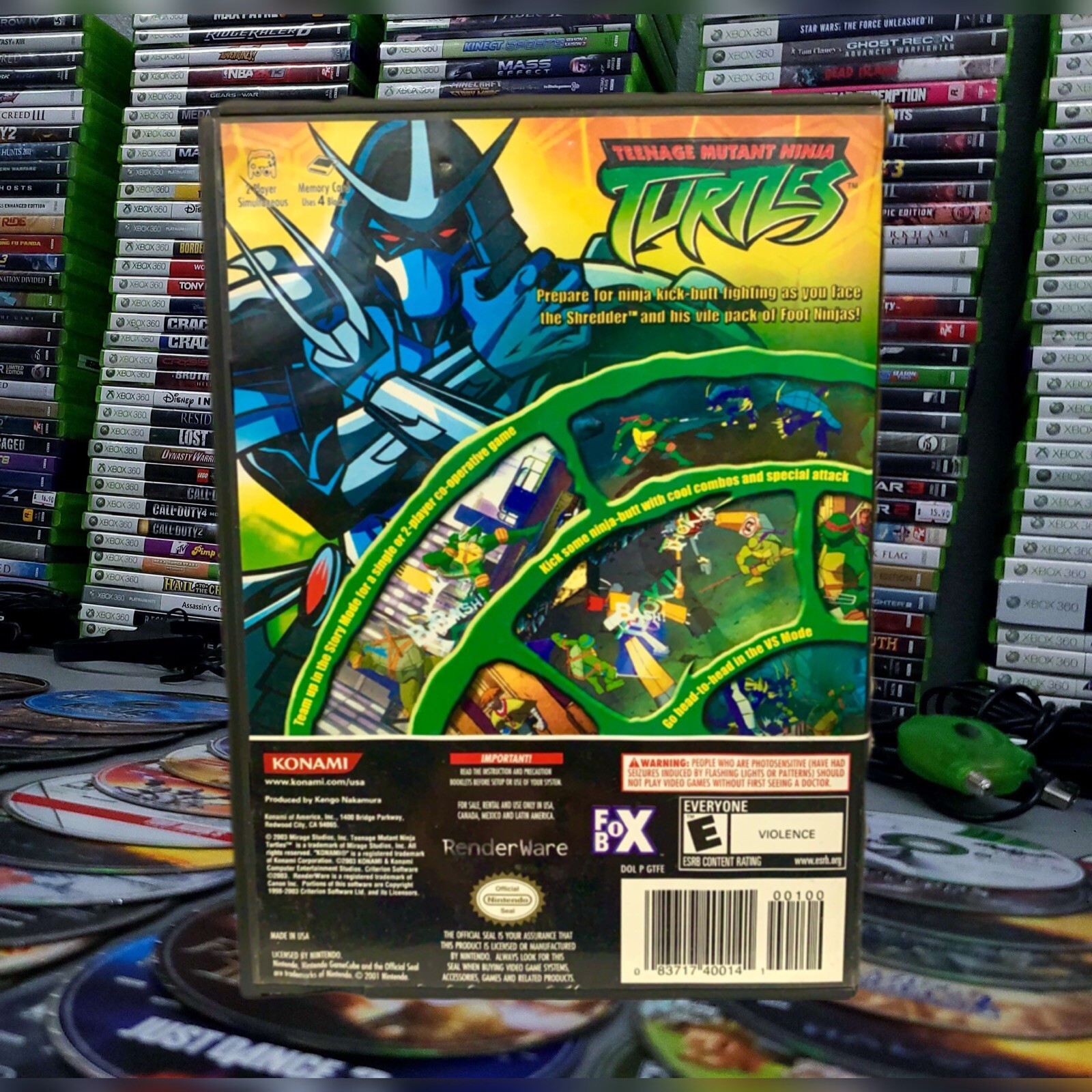 Teenage Mutant Ninja Turtles (Nintendo GameCube, 2003) for sale online ...