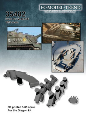 FC Model Trend 1/35 US Main Battle Tank M48A5E Detail Set for Dragon ...
