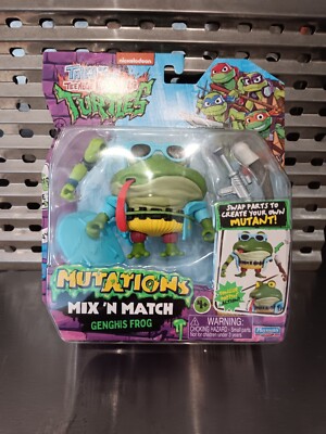 TMNT Mutations Mix 'n Match GENGHIS FROG Mutant Ninja Turtles Action ...