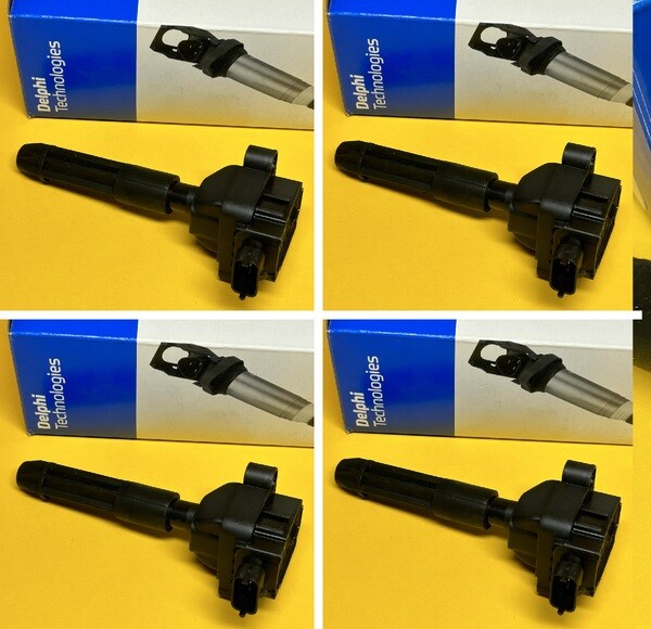 Ignition coils + plugs x 4 for MERCEDES BENZ CL203+S203 C200 2.0L S/C ...