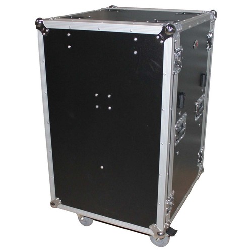 ProX T-14RSPWDST 14U Space 20" Depth Shockproof Amp Rack Flight Case ...