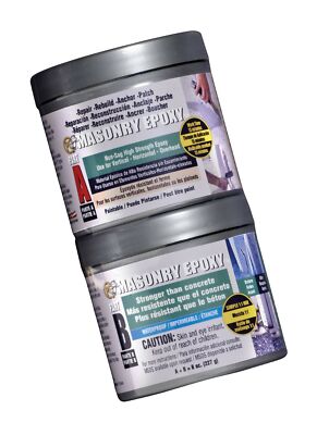 PC Products PC-Masonry Epoxy Adhesive Paste, Two-Part Repair, 8 oz in ...