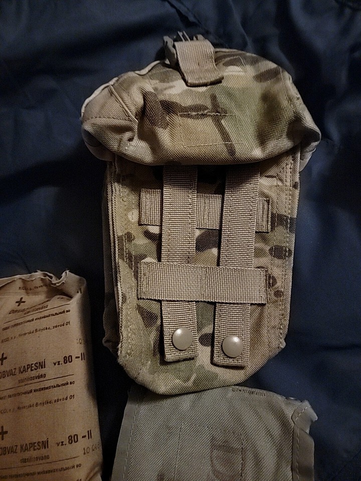 (1)US Military MOLLE IFAK Indiv First Aid Kit Pouch Sekri OCP Multicam ...