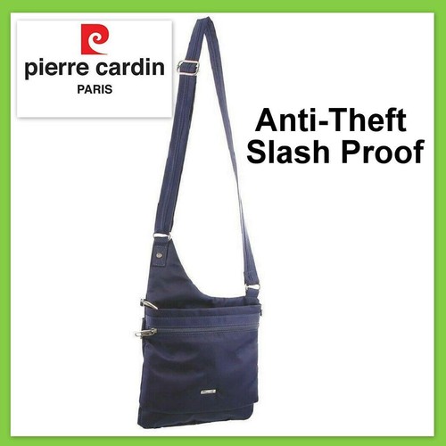 Pierre Cardin RFID Cross-Body Bag Anti-Theft Slash Proof Travel Handbag ...