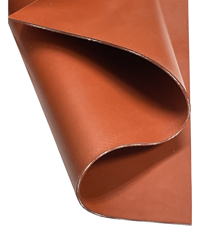 Red Fiber Reinforced Silicone Rubber Sheet 60A 1/16 x 9 x 12 Inch Made ...