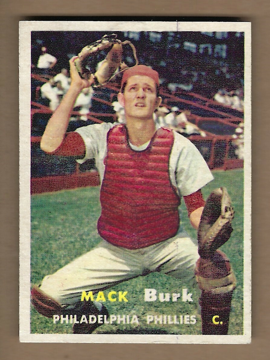 1957 TOPPS MACK BURK # 91 NEAR MINT+ | eBay