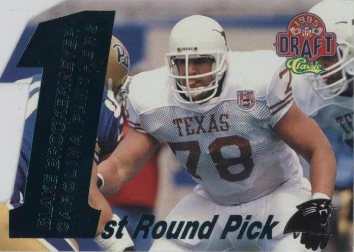 1995 Classic NFL Draft - 1st Round Picks Blake Brockermeyer #29 /4500 ...