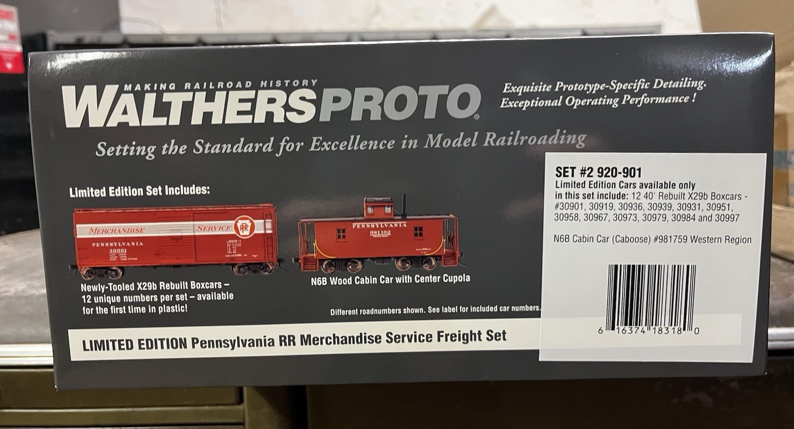 Ho Scale Walthers Proto PRR Merchandise 12-car Set #2 920-901 With N6b ...