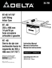 Delta Rt40 34790a Tilting Arbor Saw 43" X 59" Table 10190590001 for ...