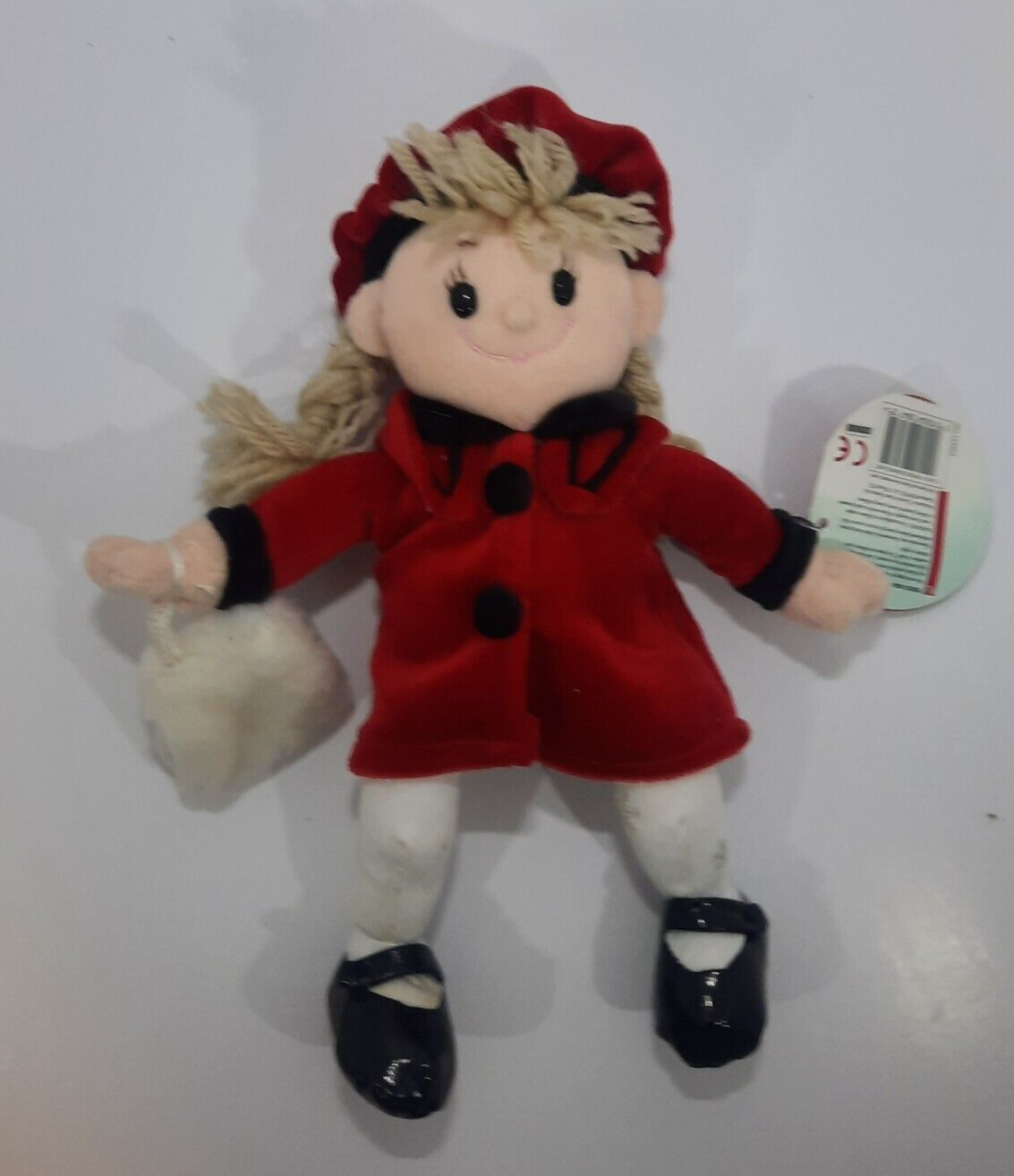 Tesco Chilly And Friends Emily 9" Girl Doll Stuffed Plush Animal Red ...