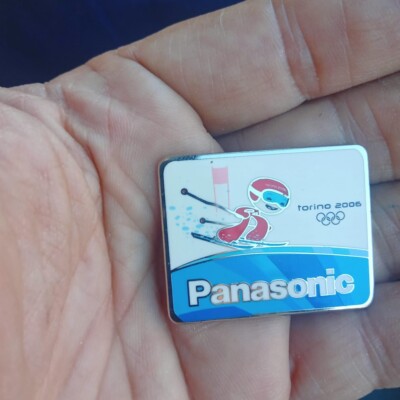 PINS REAL RARE TORINO 2006 CME PHOTO OLYMPIC GAMES SPONSOR PANASONIC ...