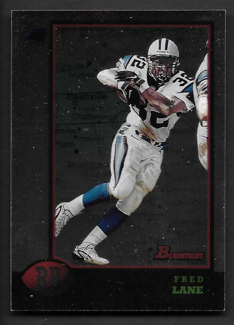 1998 Bowman Interstate #76 Fred Lane Carolina Panthers | eBay