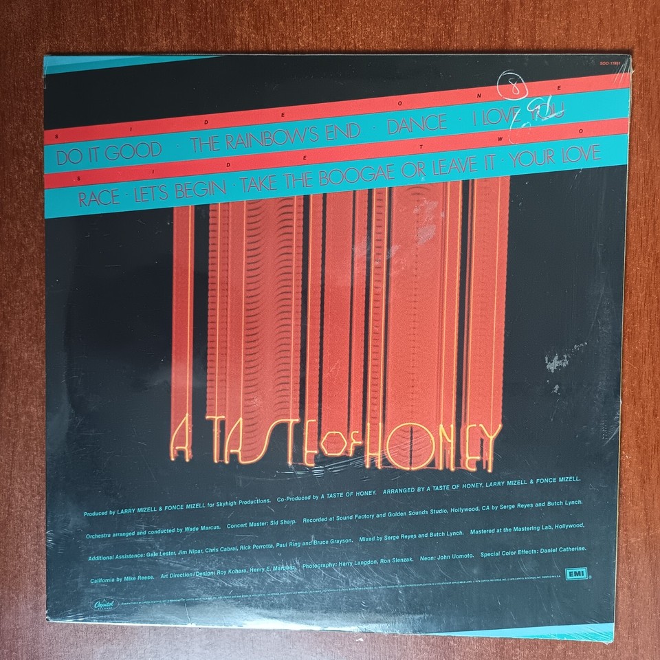 A Taste Of Honey – Another Taste [1979] Vinyl LP Electronic Funk Soul ...