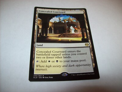 MTG CONCEALED COURTYARD LAND RARE KALADESH LP FREE SHIPPING WITH ...